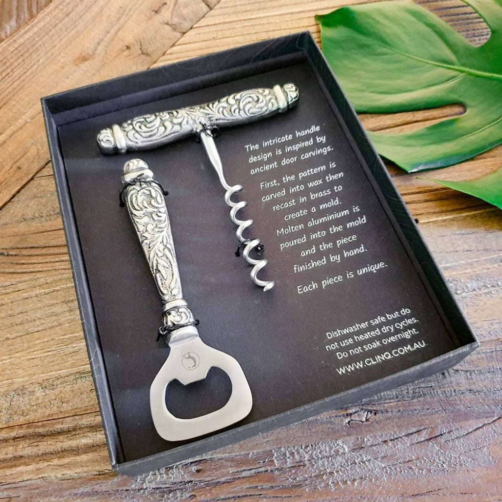Carved Handle Corkscrew Set – The Shed Luxe