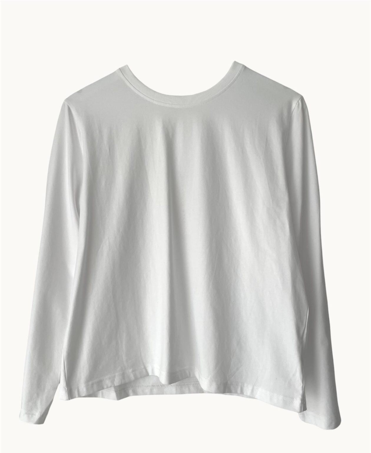 Little Lies Athena Long Sleeve Basic – White – The Shed Luxe